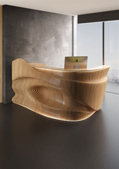 Parametric Wall And Reception Desk Behance