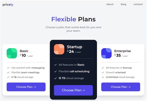 35 Tailwind Pricing Table Examples