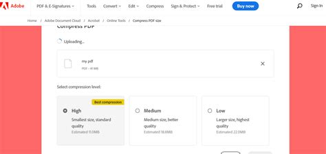 Smaller Pdfs Size With Adobe Compress Pdf Free And Pro The Ultimate