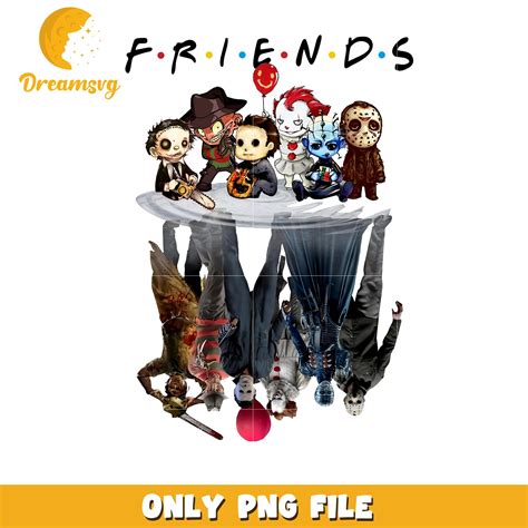 Chibi And Adult Halloween Killers Png Horror Movies Killers Png