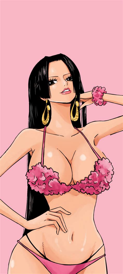 Shellmaru Cleavage Big Boobs Belly One Piece Boa Hancock Anime