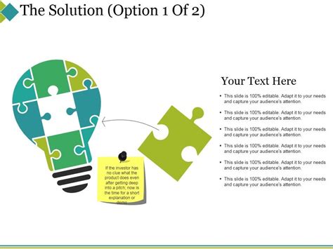 The Solution Template Ppt PowerPoint Presentation File Formats