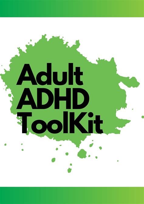 Adult Adhd Toolkit Annual Weekly Quarterly Matrix Organizer