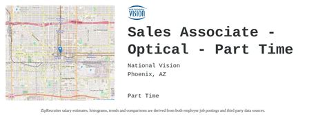 National Vision Sales Associate Optical Job In Phoenix Az