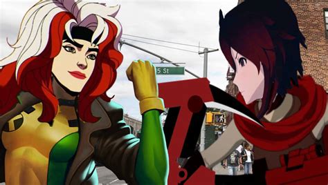 Amt Intros Rogue Vs Ruby Rose By Superspidy500 On Deviantart