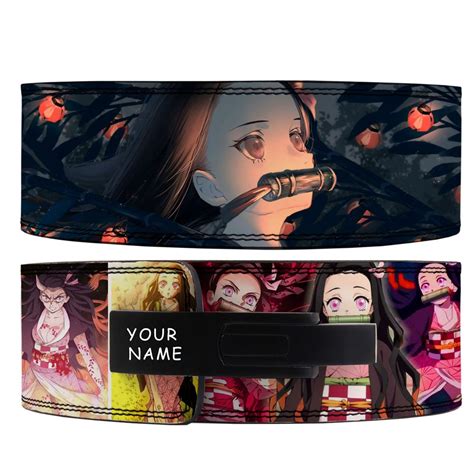 Nezuka Demon Slayer Lever Belt Powerlifting Lever Belt Anime Etsy