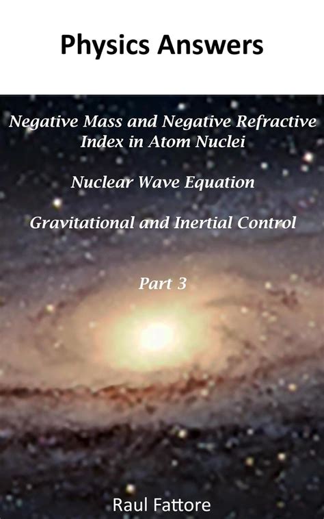 Negative Mass And Negative Refractive Index In Atom Nuclei Nuclear