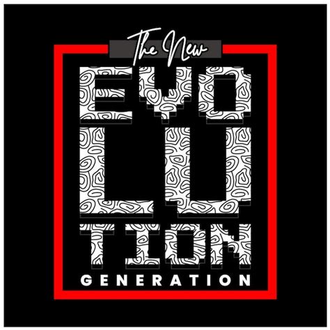 Premium Vector Evolution Vintage Typography Design In Vector