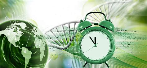 입자가 양식화된 Dna 사슬과 행성 지구의 배경에 대해 떨어져 나가는 붕괴 시계의 이미지 0명에 대한 스톡 사진 및 기타 이미지