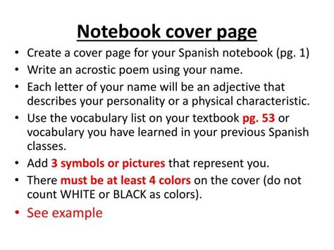 PPT Notebook Cover Page PowerPoint Presentation Free Download ID 6860058