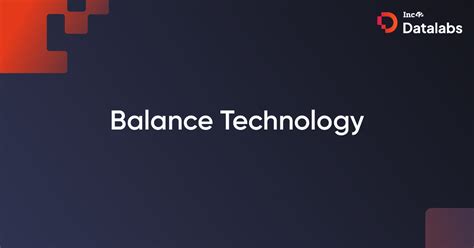 Balance Technology A Funded Enterprise Tech Startup Based Out Of Bengaluru