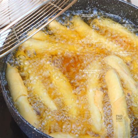 🍌🥐ไส้กล้วยตากนุ่มๆ แป้งหอมบาง เปาเสก กล้วยทอดโมเลน