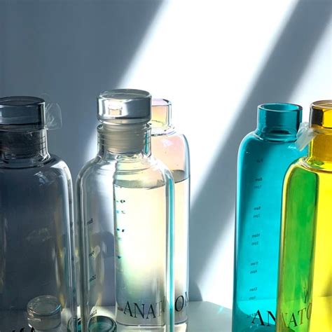 Clear Minimalist Water Bottle Etsy