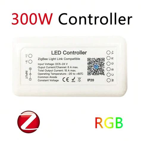 1 Pc Tuya Zigbee Smart Led Controller Rgb Cct Controller 6 Pin Light