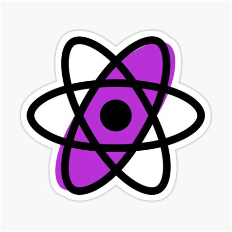 React Sticker For Sale By Nchrisdesigner Redbubble