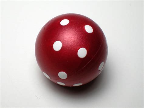 Koplow Games Round Burgundy W White Dice Dice Collection Com