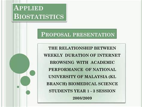 Ppt Applied Biostatistics Powerpoint Presentation Free Download Id 6285288