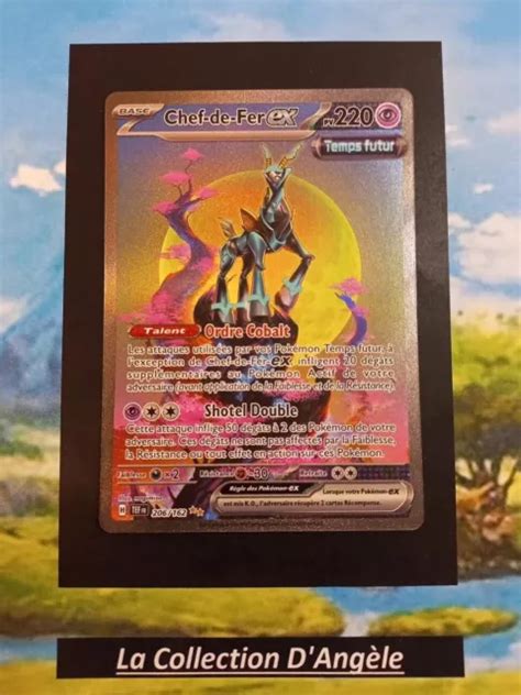 CARTE POKÉMON CHEF DE FER ex 206 162 Alt Ev5 TEF Forces Temporelles FR