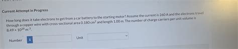 Solved Current Attempt In Progresshow Long Does It Take
