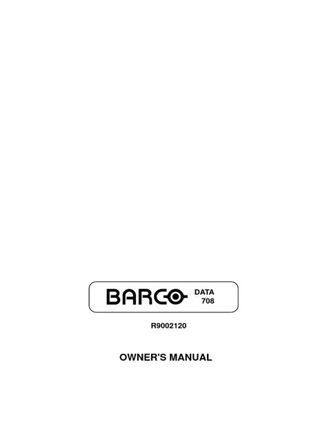 barco data 708 users manual pdf ac power plugs and sockets