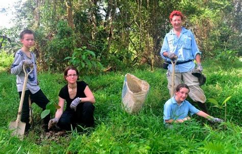 Planting Trees As Part Of The Conservation Effort