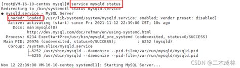 在linux上重启mysql服务报错“job for rvice failed because the control
