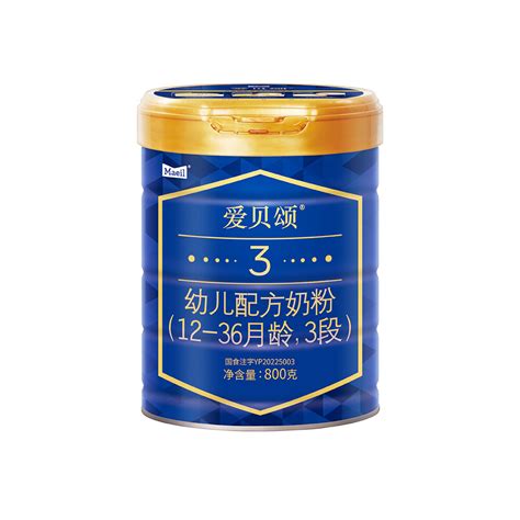 爱贝颂3段幼儿配方奶粉800g 每日乳业官网
