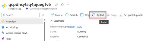 environment getenvironmentvariable key not working for az function