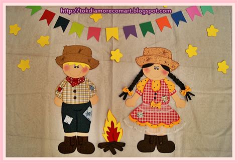 TokdiAmorecomArt Painel Para Festa Junina Em EVA