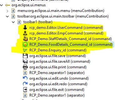 Eclipse Rcp How To Pass Whole Toolbar Item Into Keybinding Stack