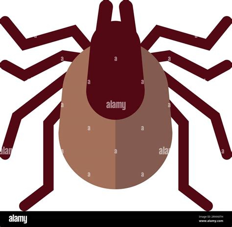 Flea Flat Icon Parasite Pest Color Symbol Stock Vector Image And Art Alamy
