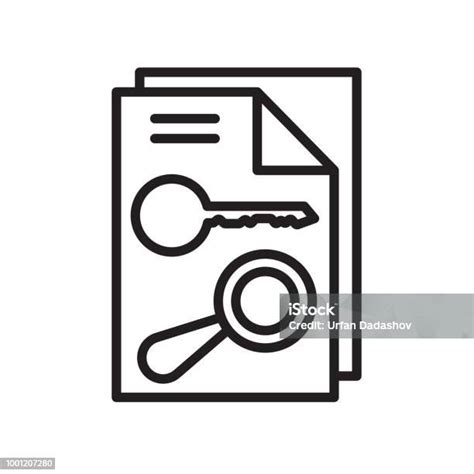 關鍵字圖示向量符號和符號在白色背景下被隔離 關鍵字徽標概念向量圖形及更多互聯網圖片 互聯網 商務 商標 Istock