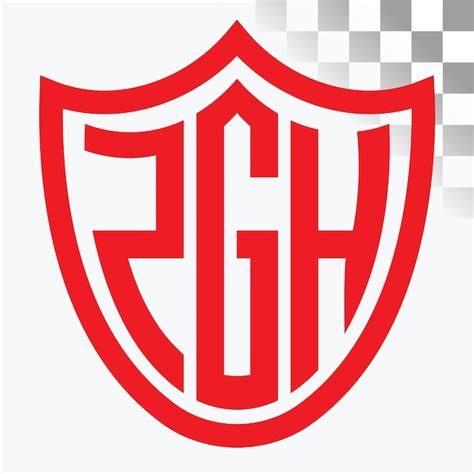 Premium Vector Rgh Letter Logo Design
