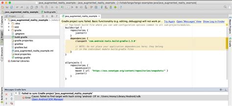 Java Failed To Sync Gradle Project Stack Overflow