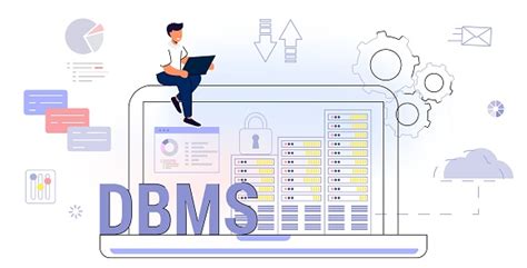 데이터베이스 관리자 Dbms 소프트웨어 데이터 센터 과학자에 대한 스톡 벡터 아트 및 기타 이미지 과학자 데이터 It
