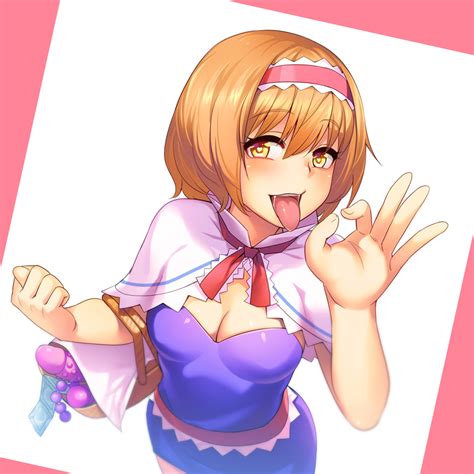 Tarmo Alice Margatroid Hinase Cookie Cookie Touhou Touhou 1girl Anal Beads Basket