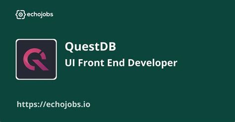 Questdb Is Hiring Ui Front End Developer Typescript React Nextjs Api Html Css Rreactjsjobs