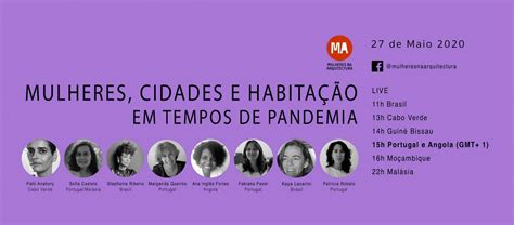 Encontro Mulheres Cidades E Habitação Em Tempos De Pandemia