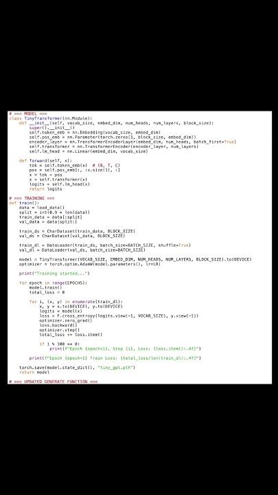 Your Own Diy Mini Gpt From Scratch W Pytorch Real Transformer Model Metasoundspace Youtube