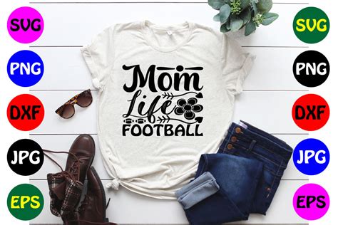 Mom Life Football Svg Graphic By Nahidcrafts · Creative Fabrica