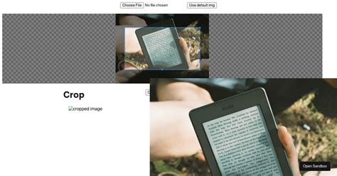 React Cropper Examples CodeSandbox