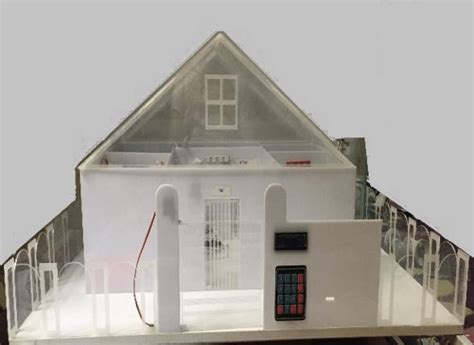 A And B Show The Final Design Of The Smart House Prototype Download Scientific Diagram