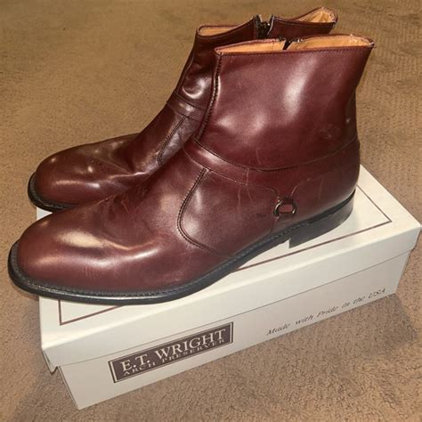 Shoes Et Wright Vintage Burg Dress Boot 14 B Narrow Poshmark