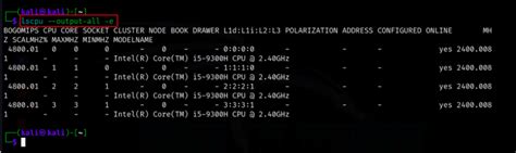 how to use linux lscpu command geeksforgeeks