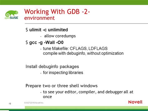 C Debugging Workshop Using Gdb Jürgen Weigert Documentation And Legal