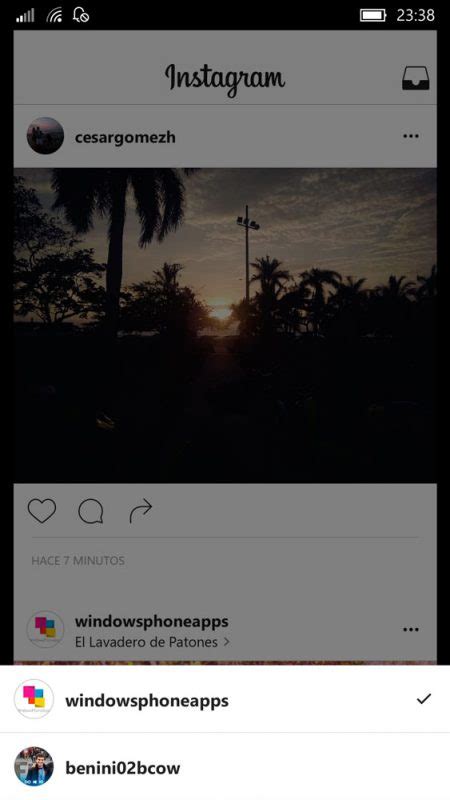 El nuevo diseño de Instagram llega a Windows 10 Mobile ya disponible