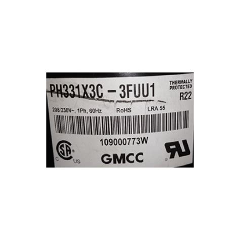 GMCC Compressor Fixed Speed Rotary 24000Btu 45 OFF