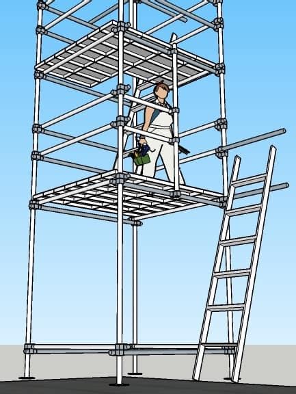 Sketchup Model Of Scaffolding Scaffold Service