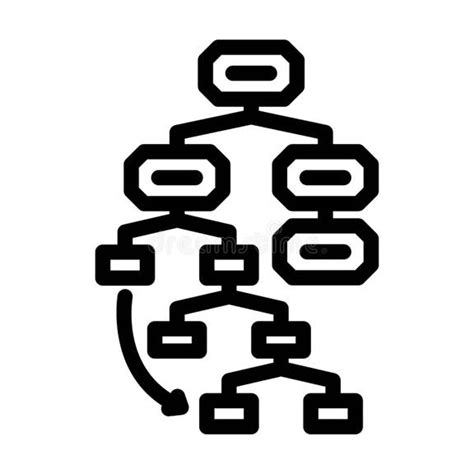 Syntax Tree Natural Language Processing Nlp Line Icon Vector