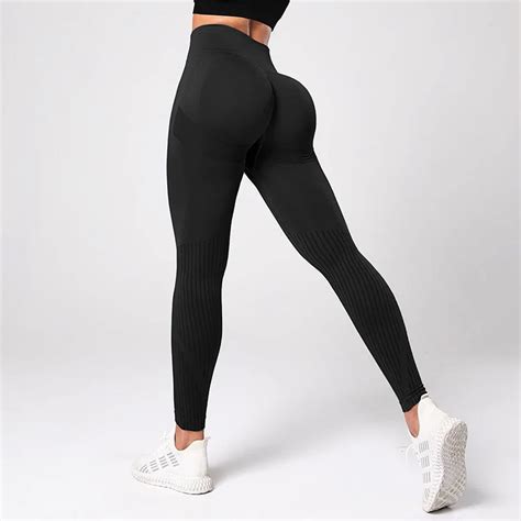 Summer Women Yoga Pants Seamless High Waisted High Elastic Leggings